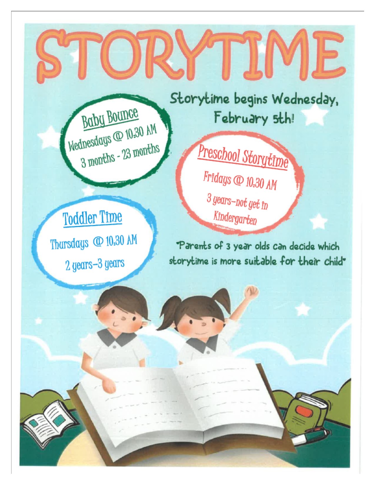 storytime25flyer | Newcomerstown Public Library